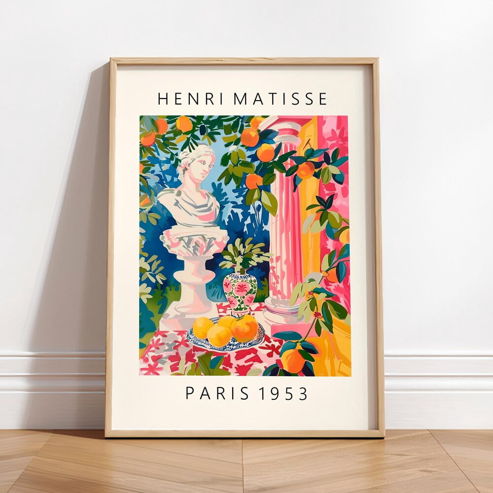 Greek Mythology Decor, Antique Statue Poster, Matisse Print, Beachy ...