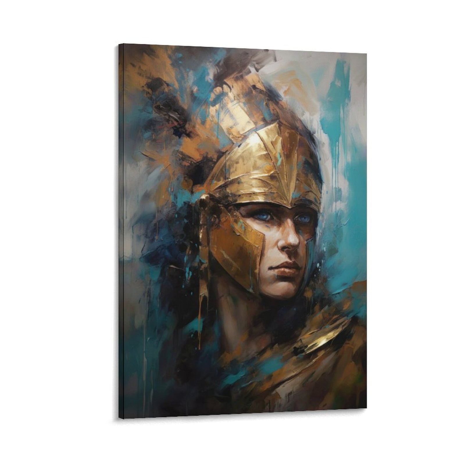 Greek Mythology Goddess Athena Poster Posters Wall Art Painting Canvas ...