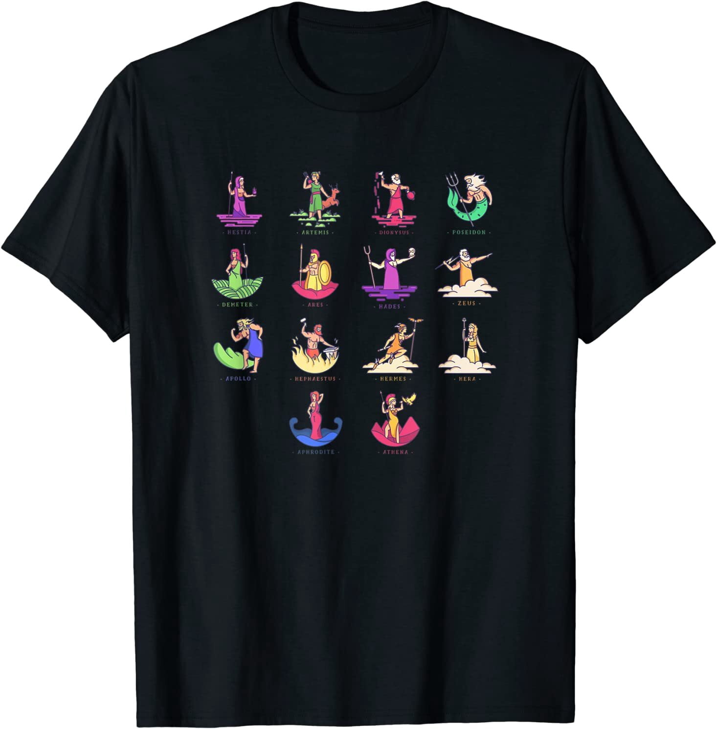 Greek Mythology Gods - Gods of Greece T-Shirt Size S-5XL - Walmart.com