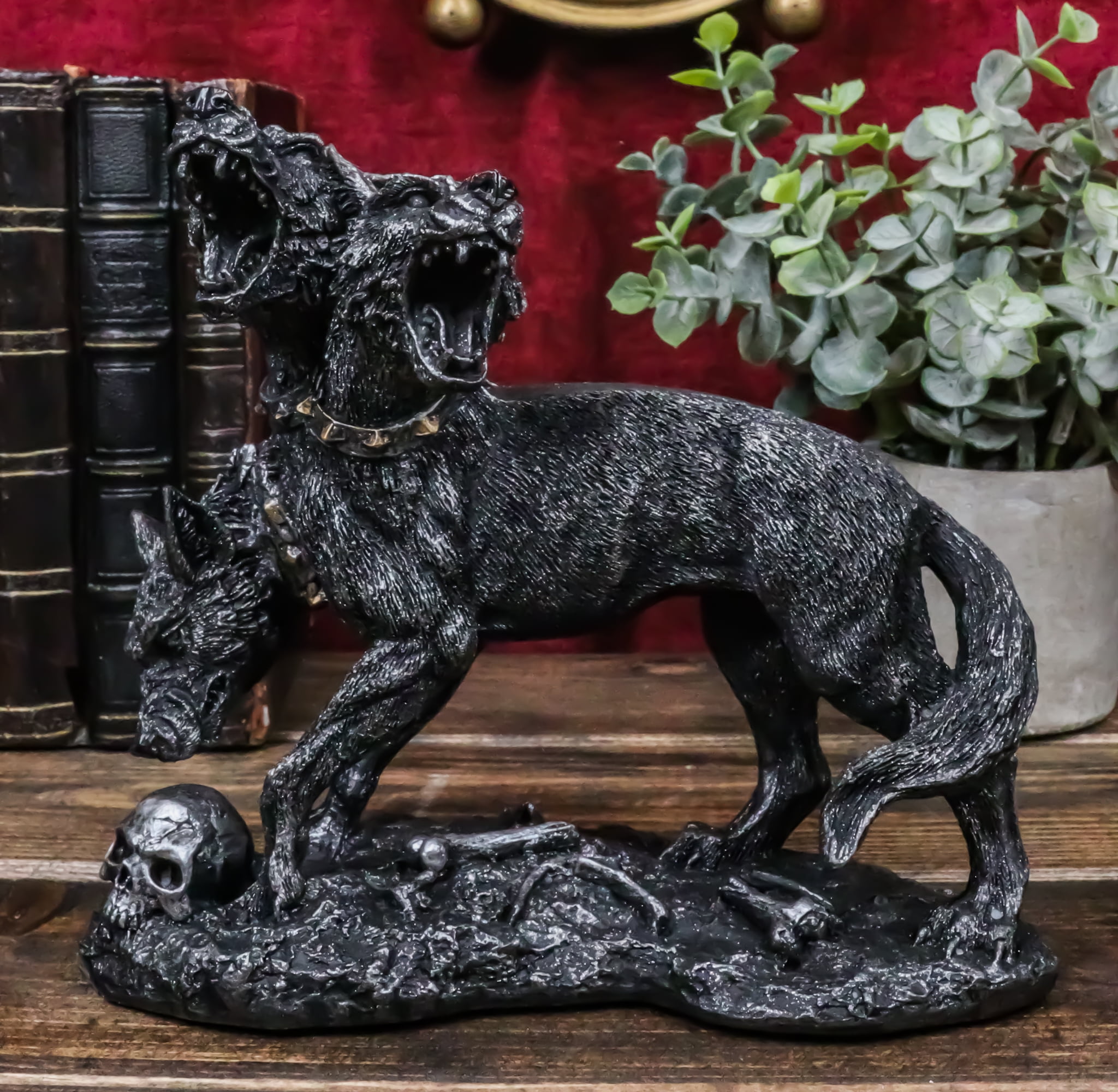 Good Quality Cerberus Figurine, Three-Headed Guardian Hound of Hades in ...