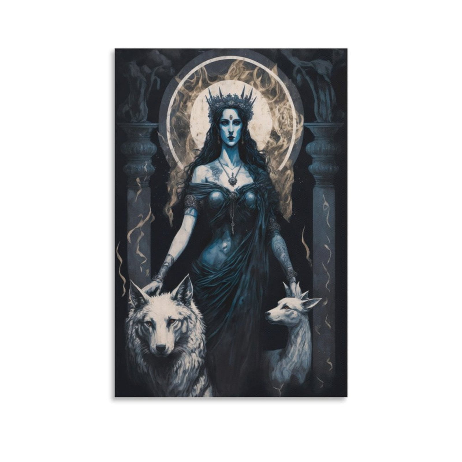 Greek Mythology Hecate Poster (3) Posters Wall Art Painting Canvas Gift ...