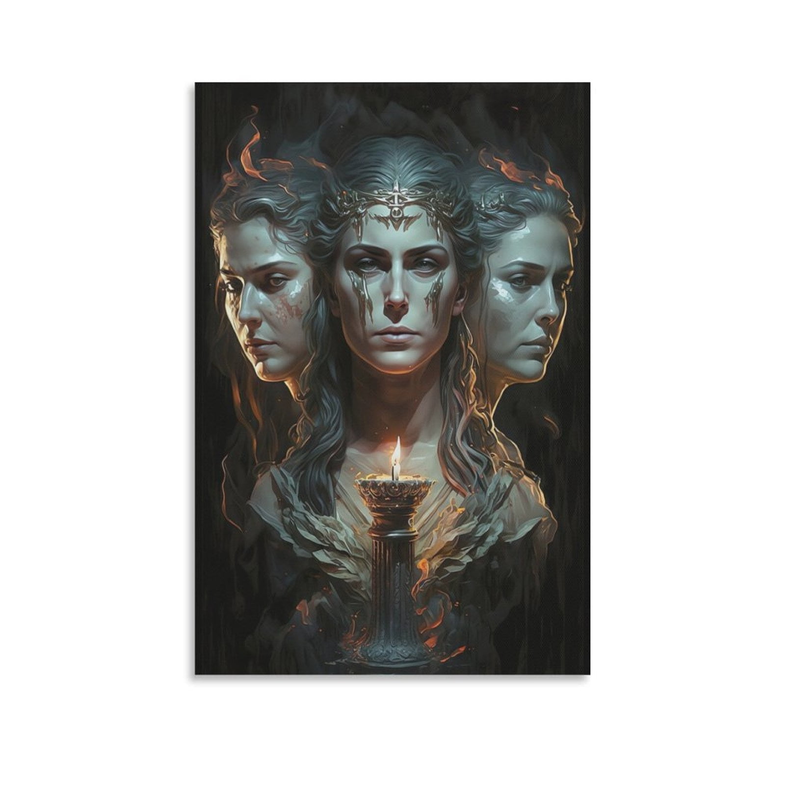 Greek Mythology Hecate Poster Gifts Canvas Painting Poster Wall Art ...