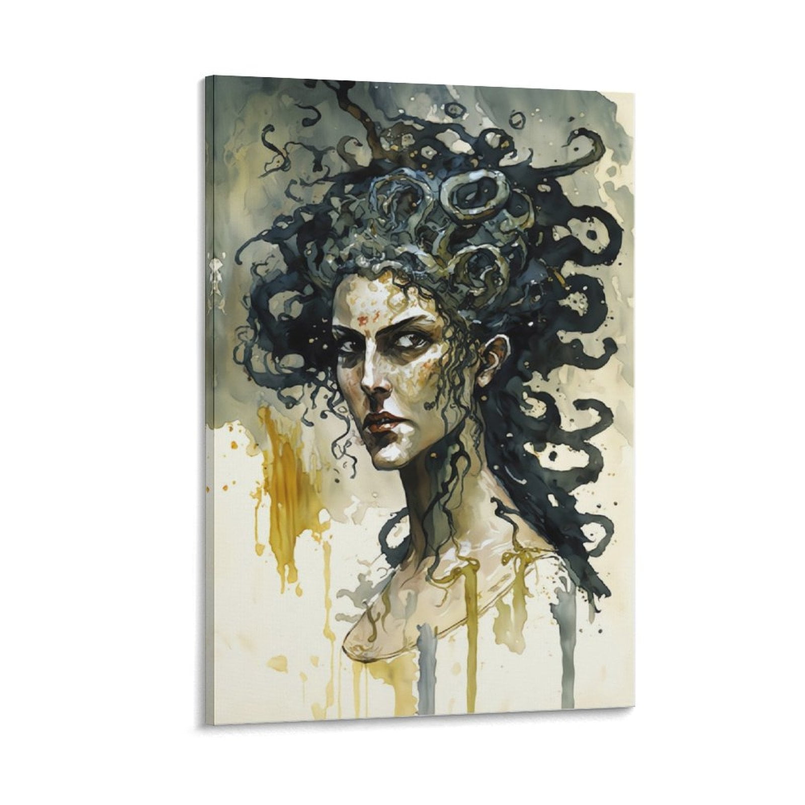 Greek Mythology Medusa Poster Art Poster Canvas Painting Decor Wall ...
