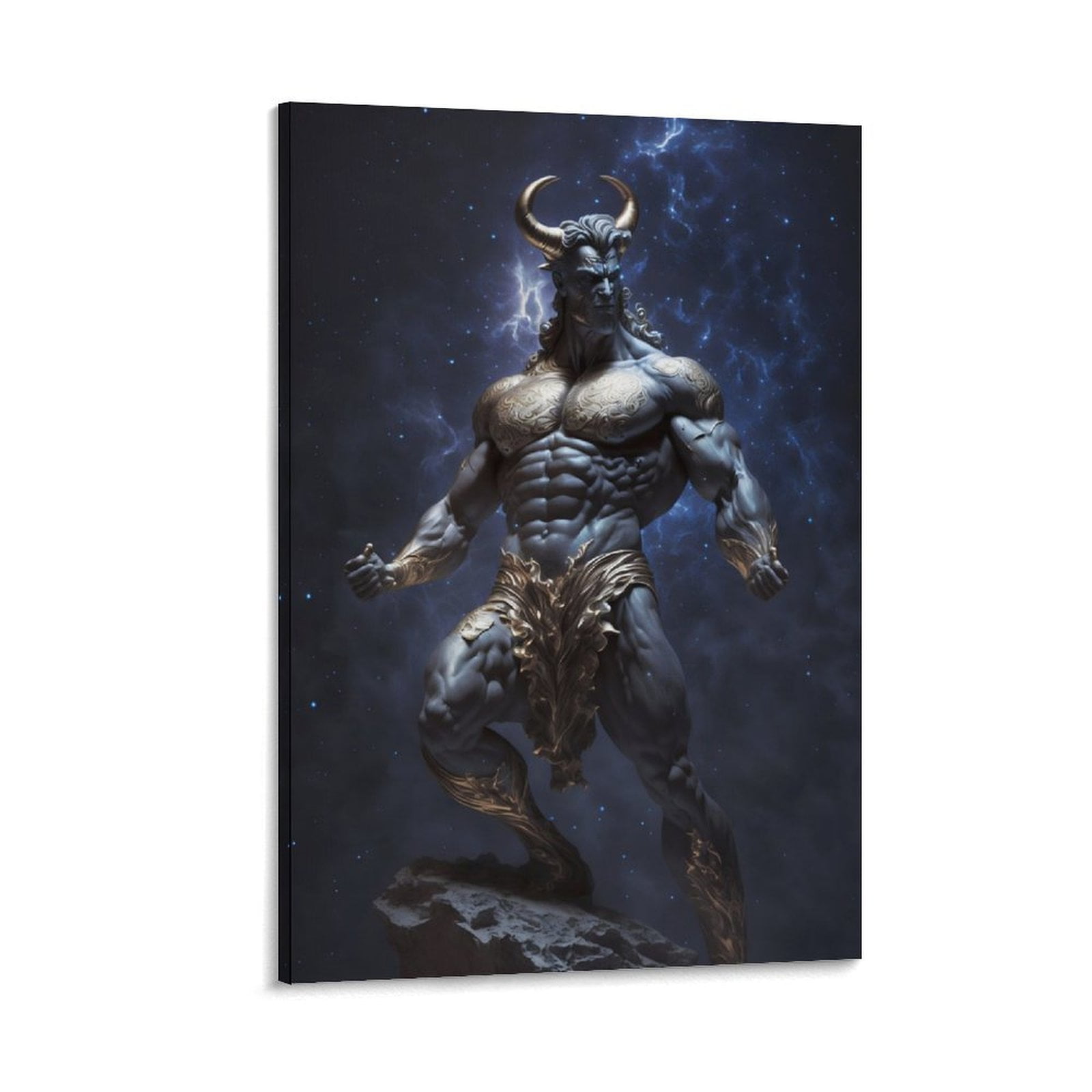 Greek Mythology Minotaur Poster Picture Print Canvas Poster Wall Paint ...