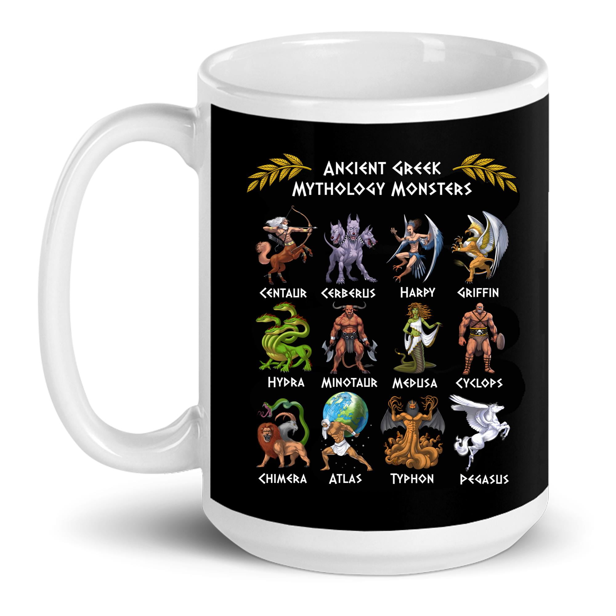 Greek Mythology Mythical Creatures Ancient Greece Gods Gift Ceramic Mug ...