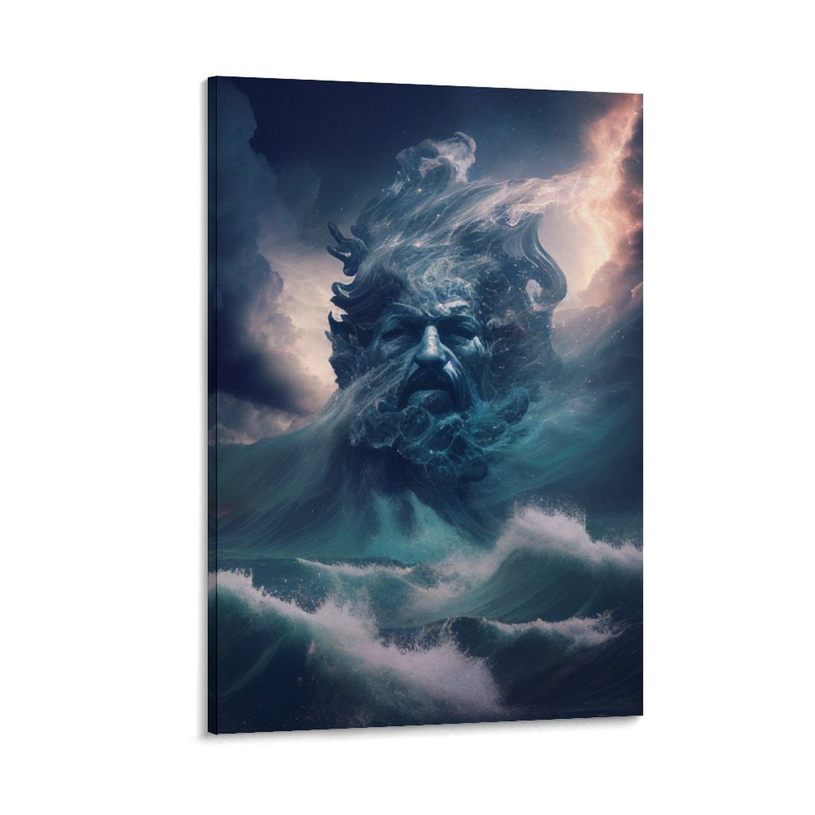 Greek Mythology Poseidon Rising Poster Picture Print Canvas Poster Wall ...