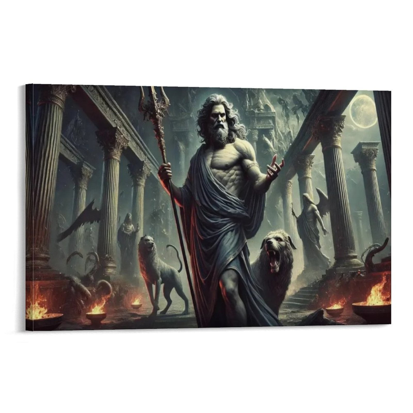 Greek Mythology Poster Hades - God of The Underworld Home Decor Poster ...