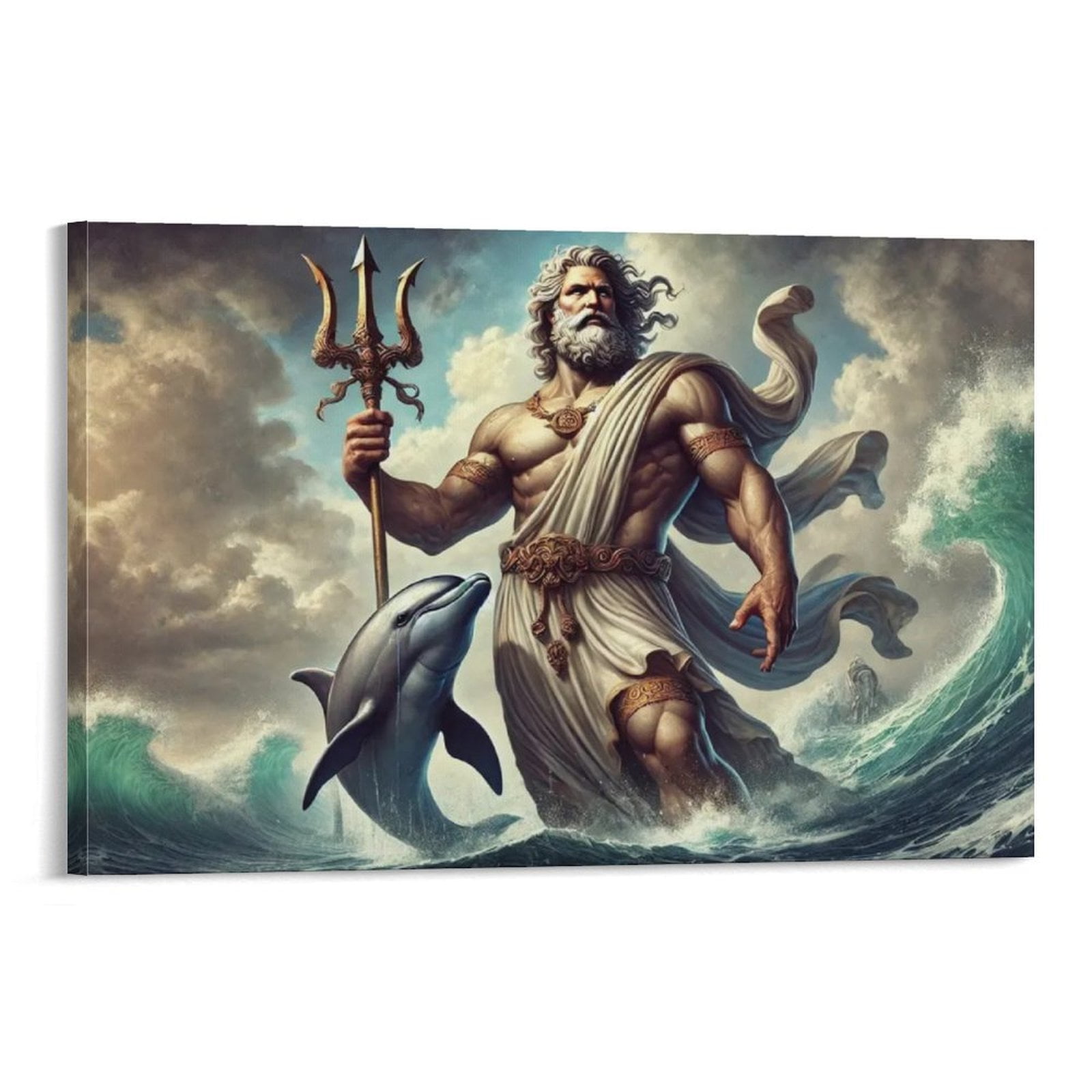 Greek Mythology Poster Poseidon - Sea God Artworks Picture Print Poster ...