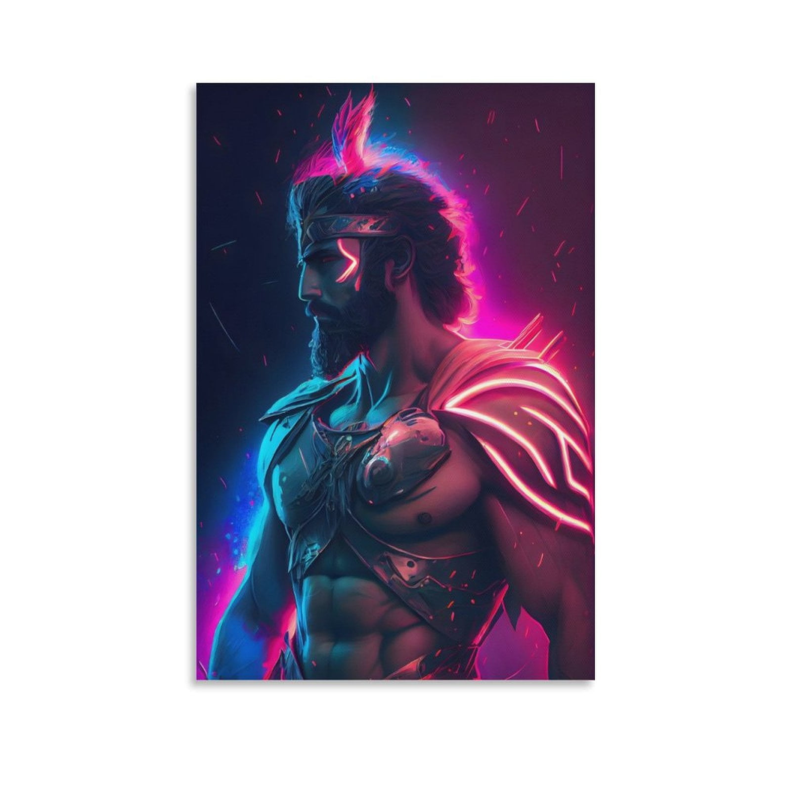 Greek Mythology Poster Warrior Sparta (1) Picture Print Canvas Poster ...