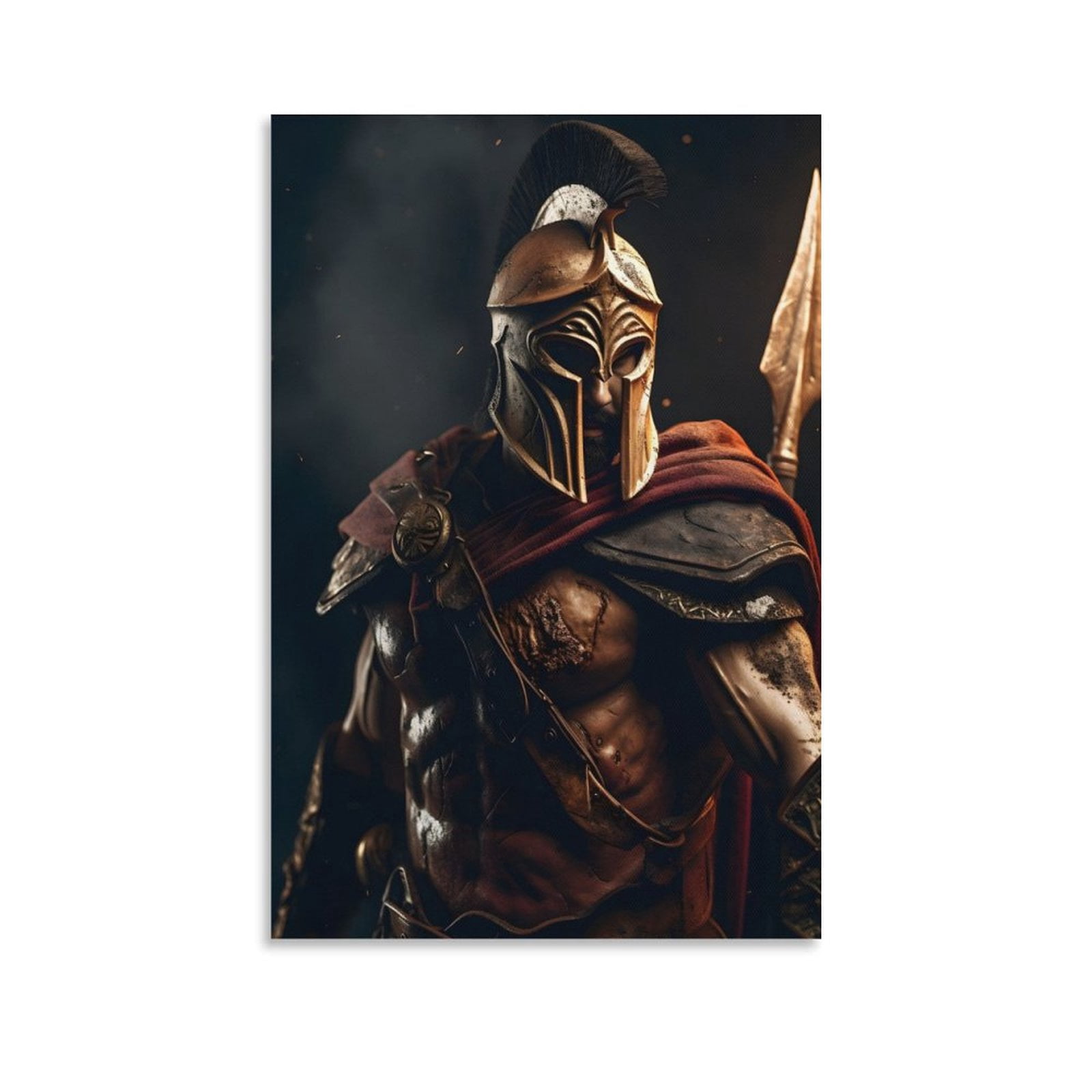 Greek Mythology Poster Warrior Sparta (14) Painting On Canvas Wall Art ...