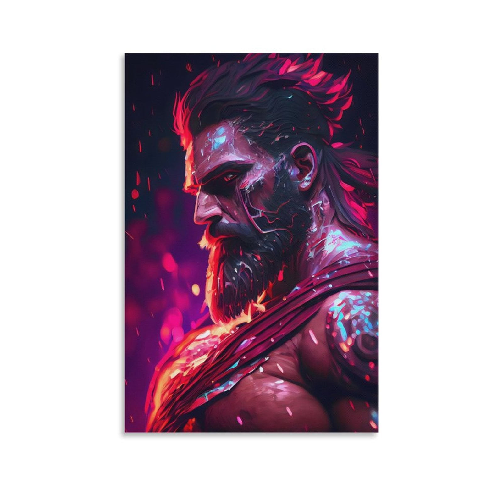 Greek Mythology Poster Warrior Sparta (16) Canvas Poster Wall Art ...