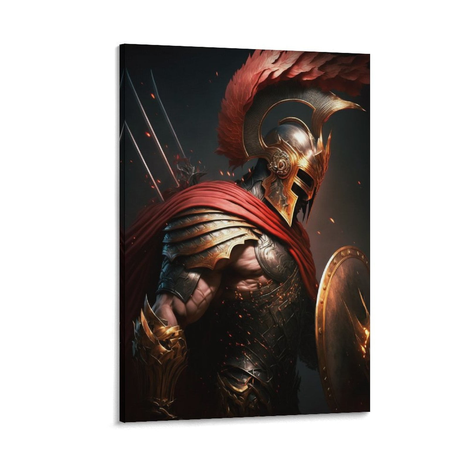 Greek Mythology Poster Warrior Sparta (17) Artworks Picture Print ...