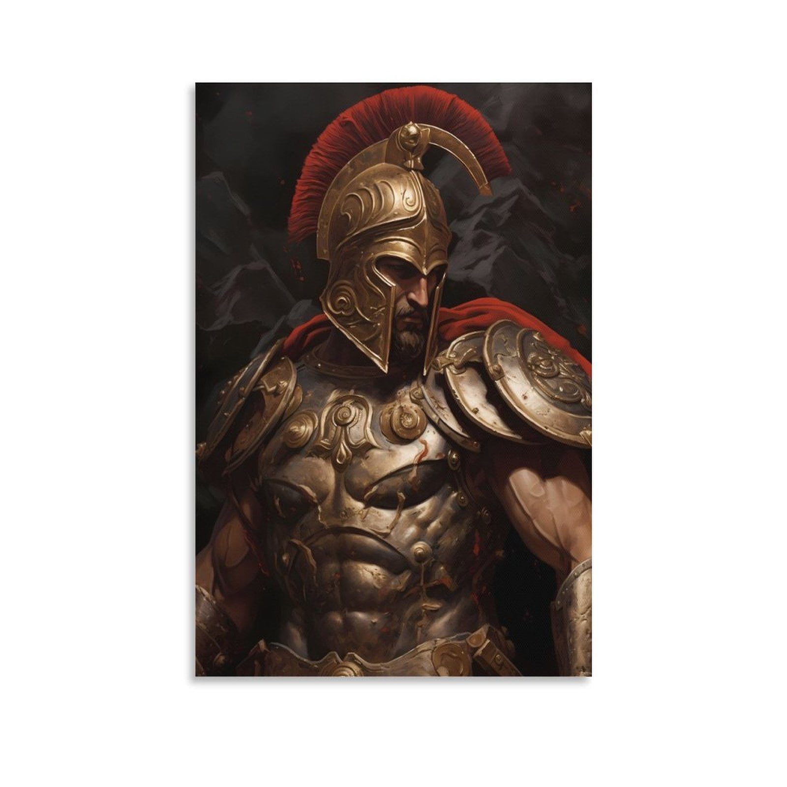 Greek Mythology Poster Warrior Sparta (24) Artworks Picture Print ...