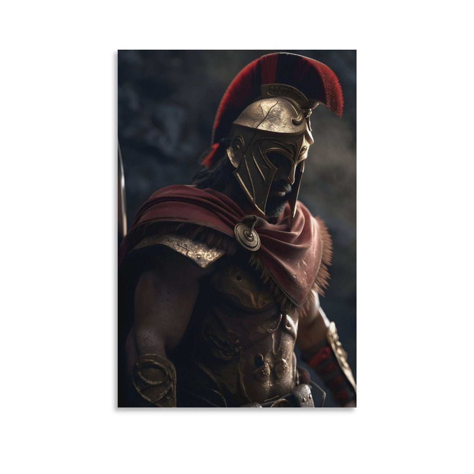 Greek Mythology Poster Warrior Sparta (26) Picture Print Canvas Poster ...