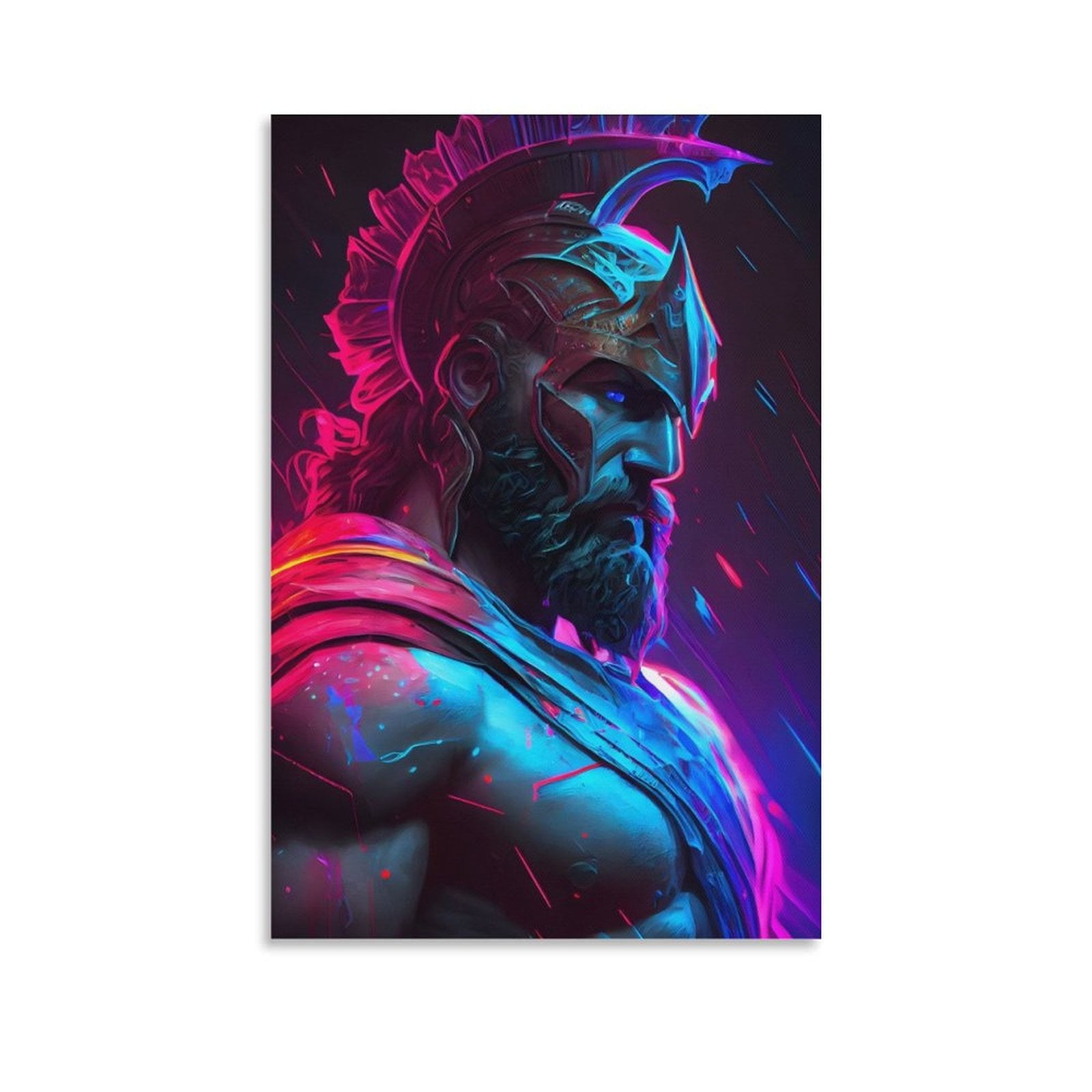 Greek Mythology Poster Warrior Sparta (7) Artworks Picture Print Poster ...