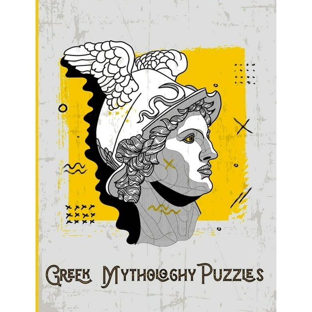 Greek Mythology Puzzles: Large Print Word Search and Complex Mazes ...