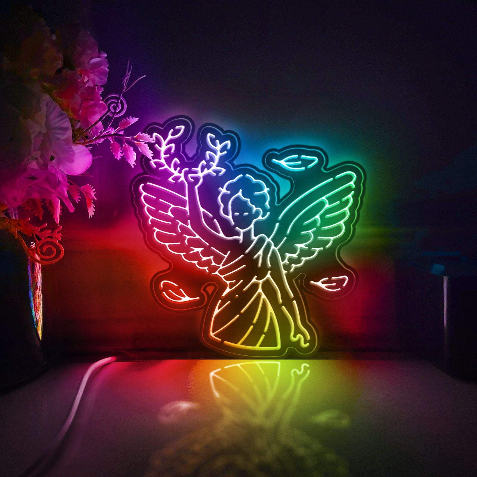 Greek Mythology Victoria Led Light Box, Dimmable Neon-Like Light Signs ...