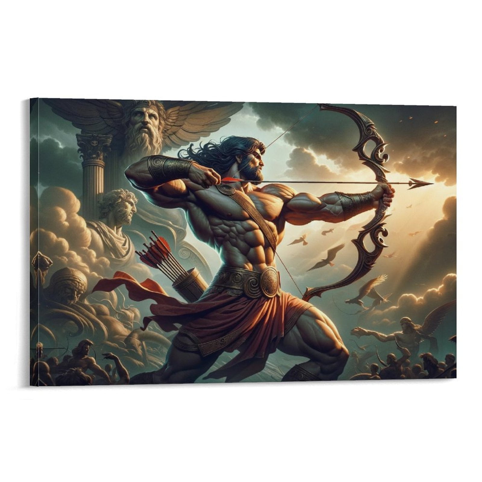 Greek Myths About The Stars Poster Hercules Room Aesthetic Poster Print ...