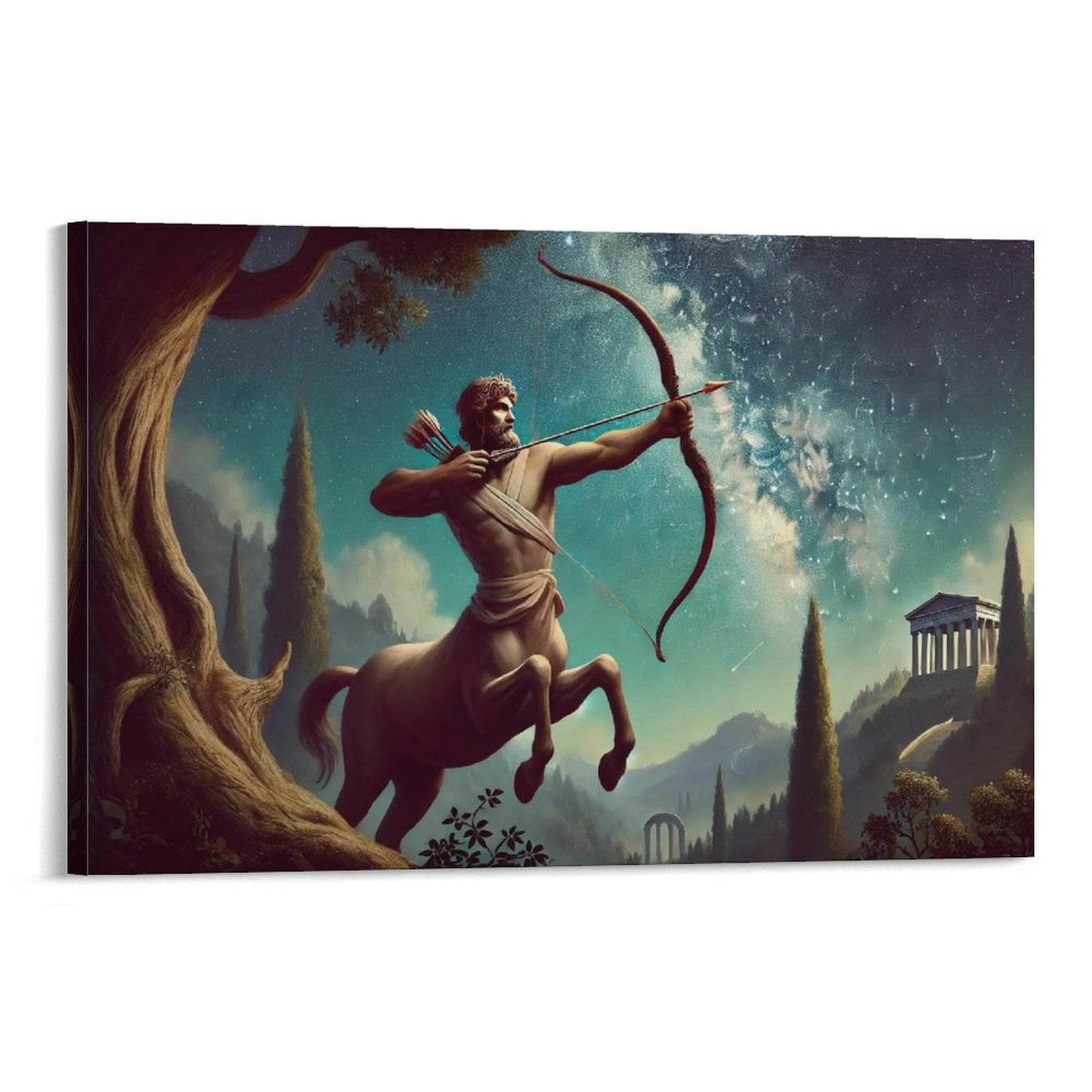 Greek Myths About The Stars Poster Sagittarius Canvas Wall Art Poster ...