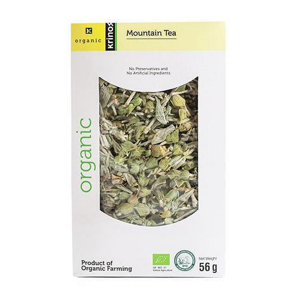 Greek Organic Mountain Tea - Krinos - 2 oz (56 gr) - Walmart.com