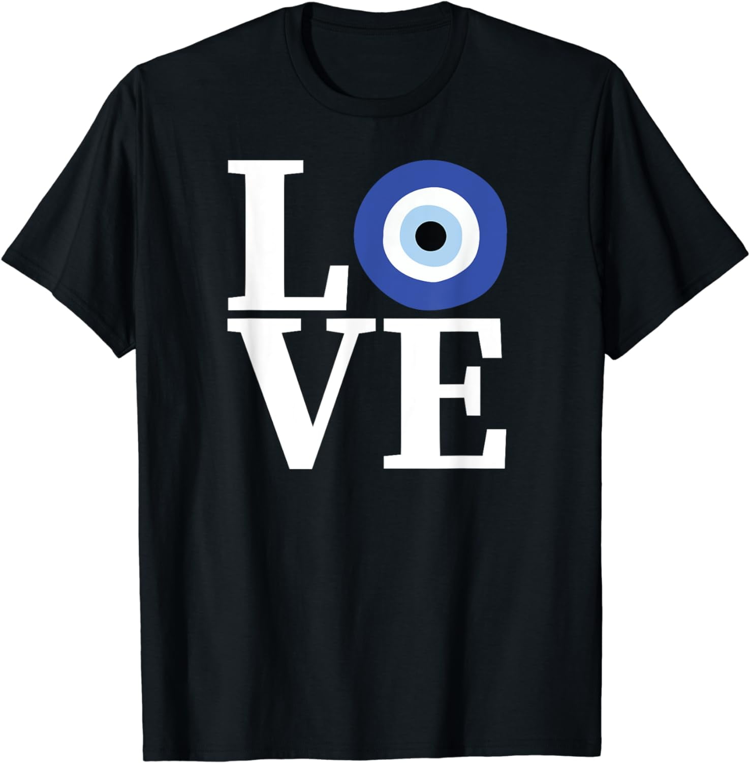 Greek Pride Shirt Love Evil Eye Greece Flag Colors gift T-Shirt ...