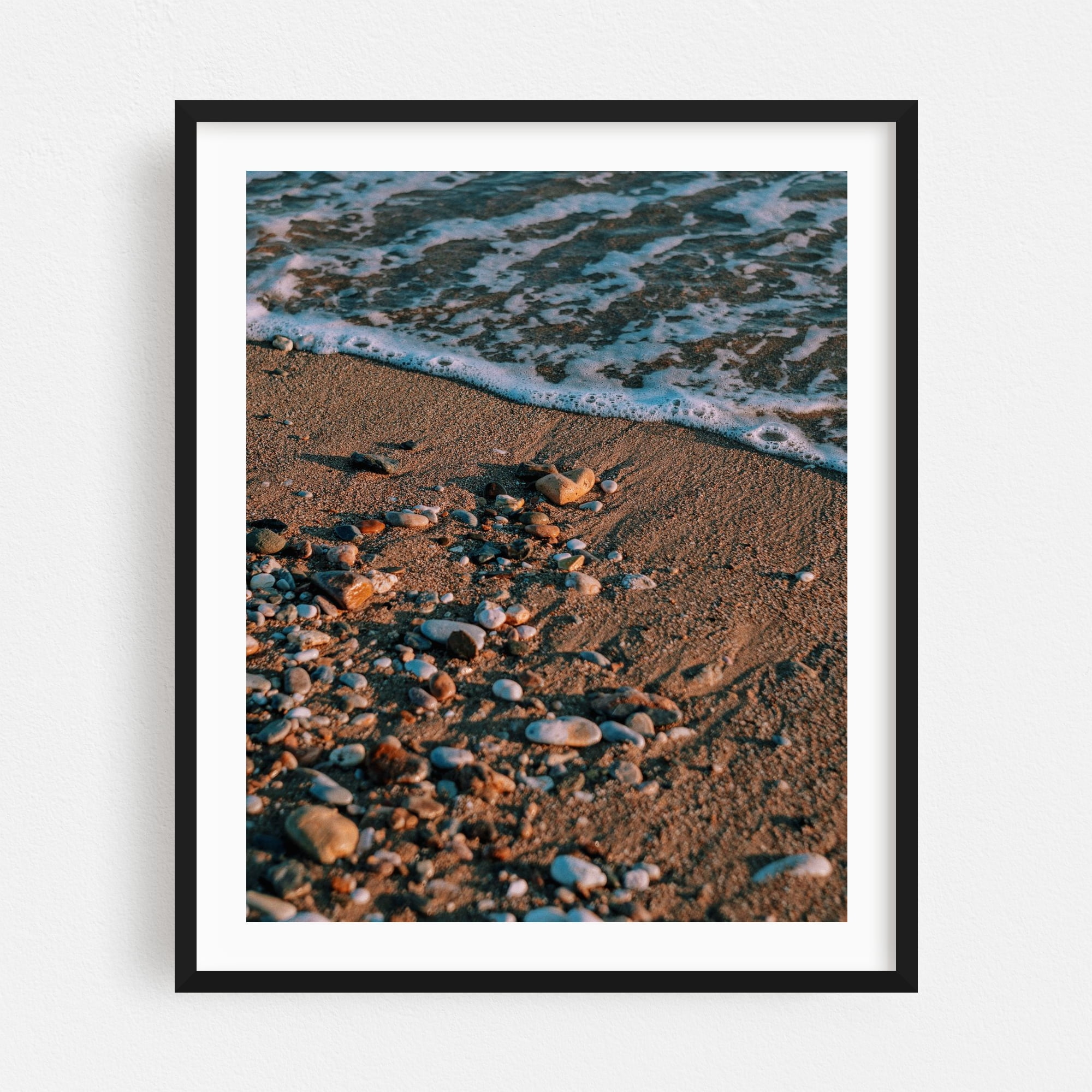 Greek Sea and Pebbles - Athens Greece Photography Beach Coast Waves ...