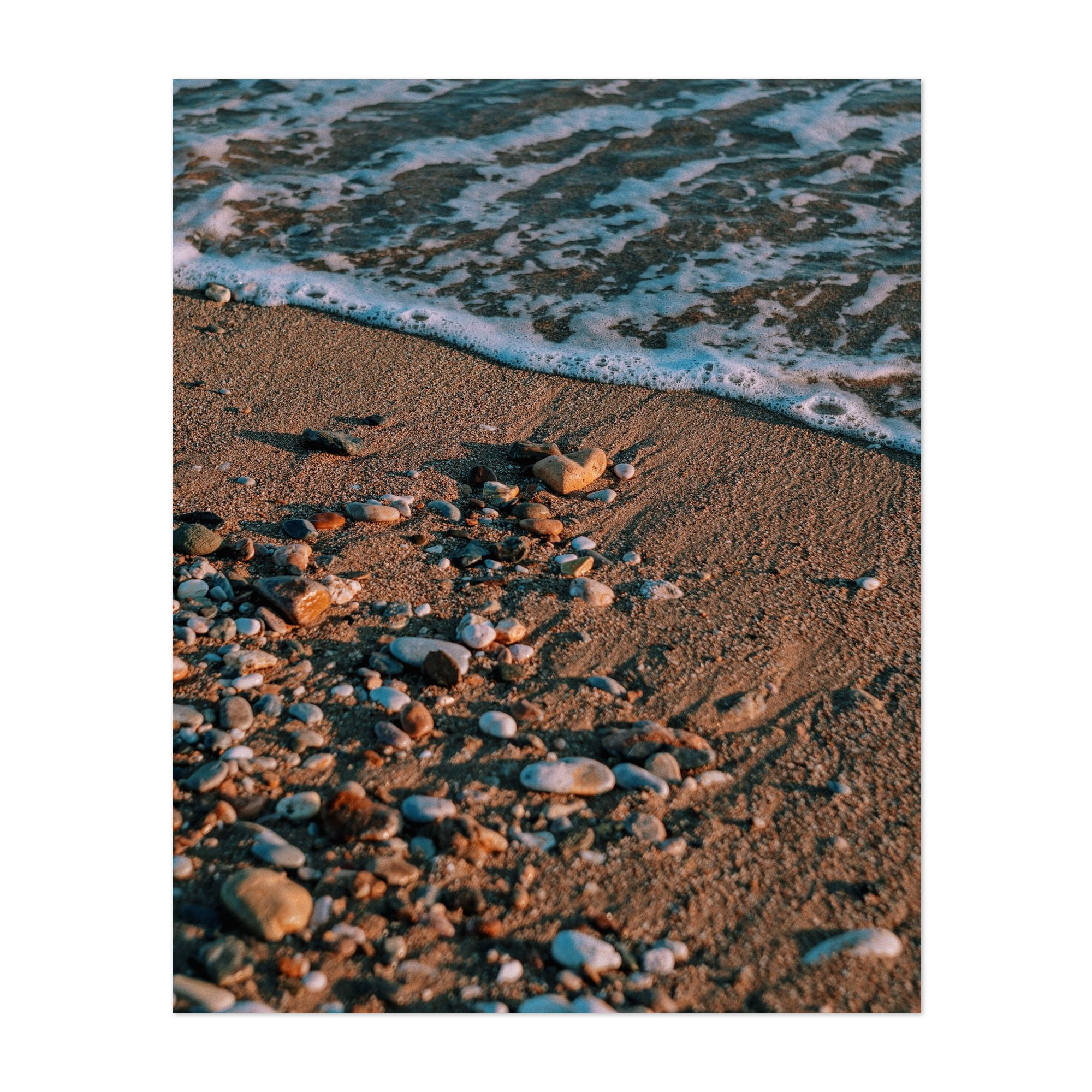 Greek Sea and Pebbles - Athens Greece Photography Beach Coast Waves ...