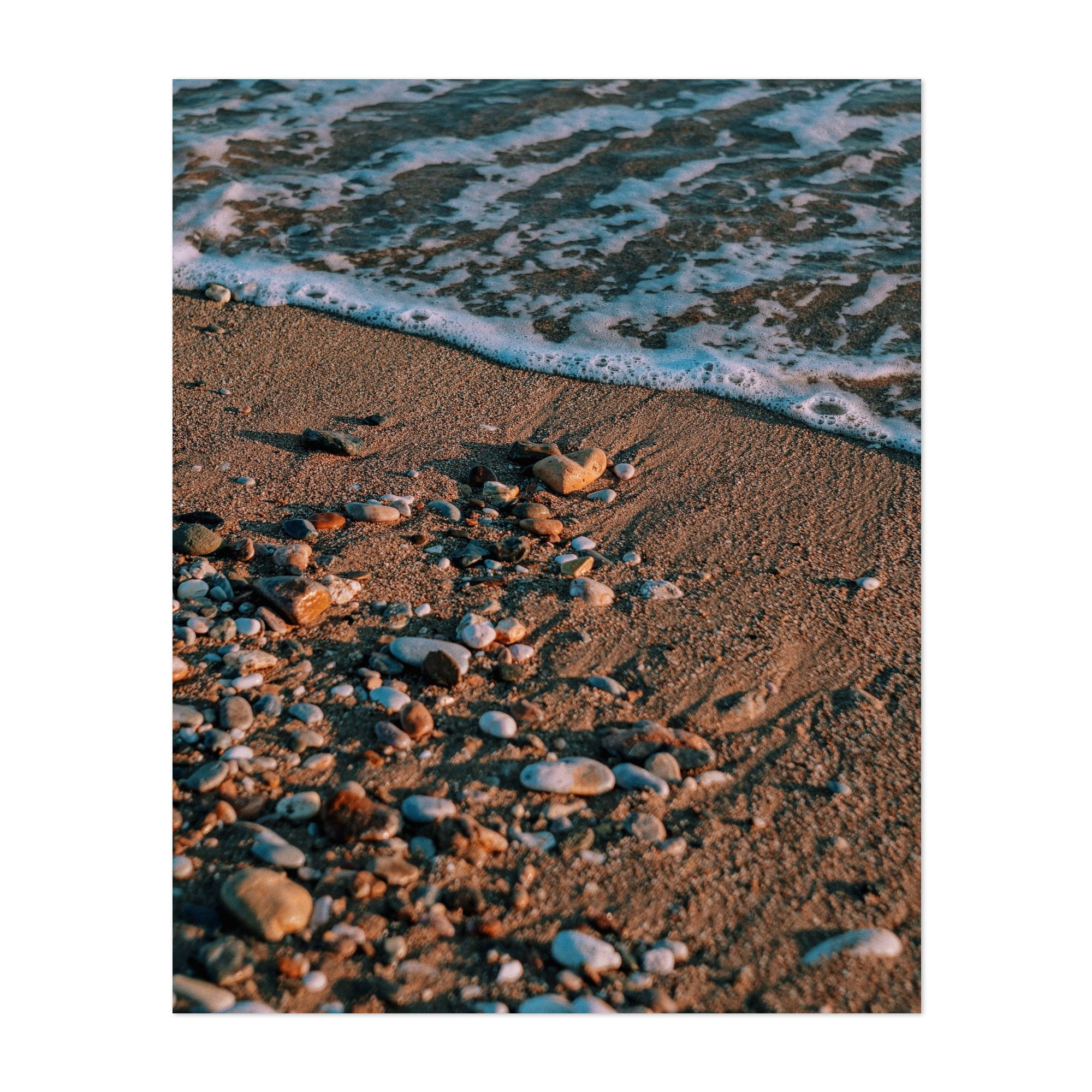 Greek Sea and Pebbles - Athens Greece Photography Beach Coast Waves ...