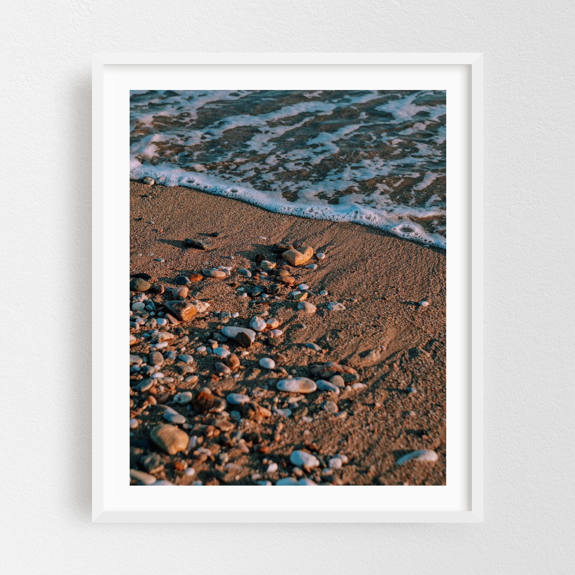 Greek Sea and Pebbles - Athens Greece Photography Beach Coast Waves ...