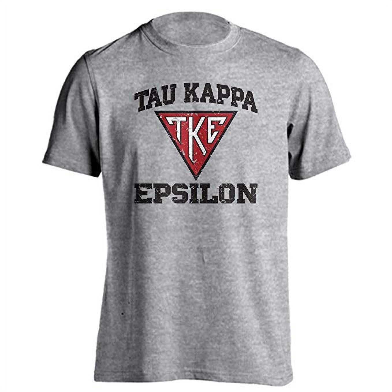 Greek Tau Kappa Epsilon TKE House Plate Retro Distressed Short Sleeve T ...