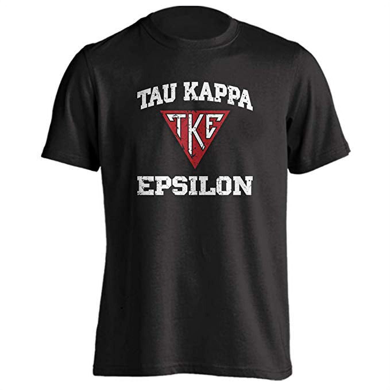 Greek Tau Kappa Epsilon TKE House Plate Retro Distressed Short Sleeve T ...
