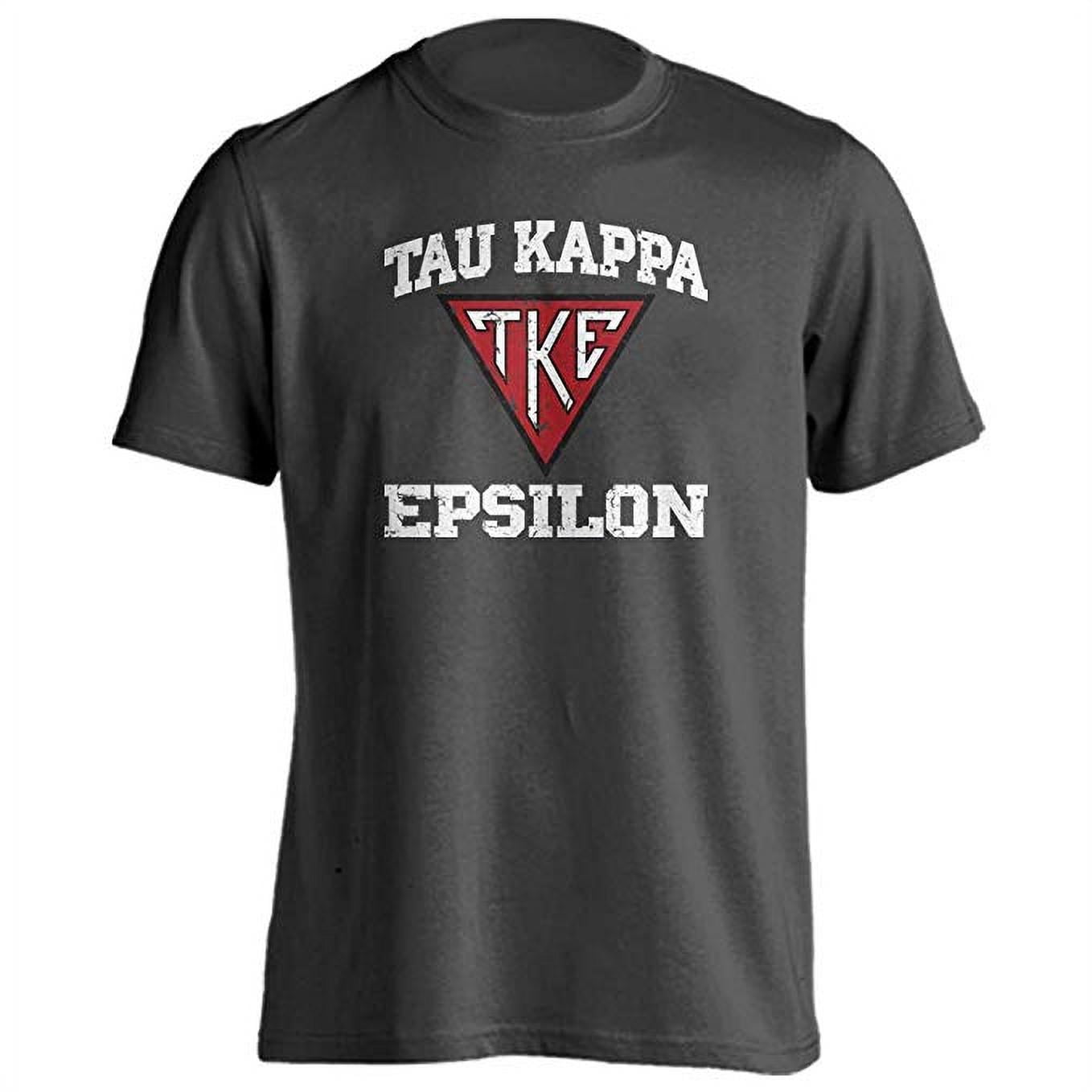 Greek Tau Kappa Epsilon TKE House Plate Retro Distressed Short Sleeve T ...
