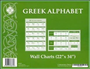 Greek Wall Charts (Set Of 2) - Walmart.com