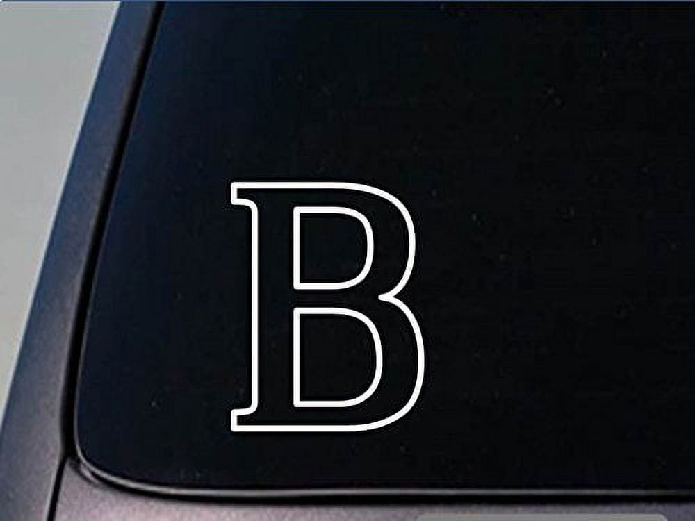 Greek letter B Beta sticker *H252* 6 inch tall vinyl fraternity ...