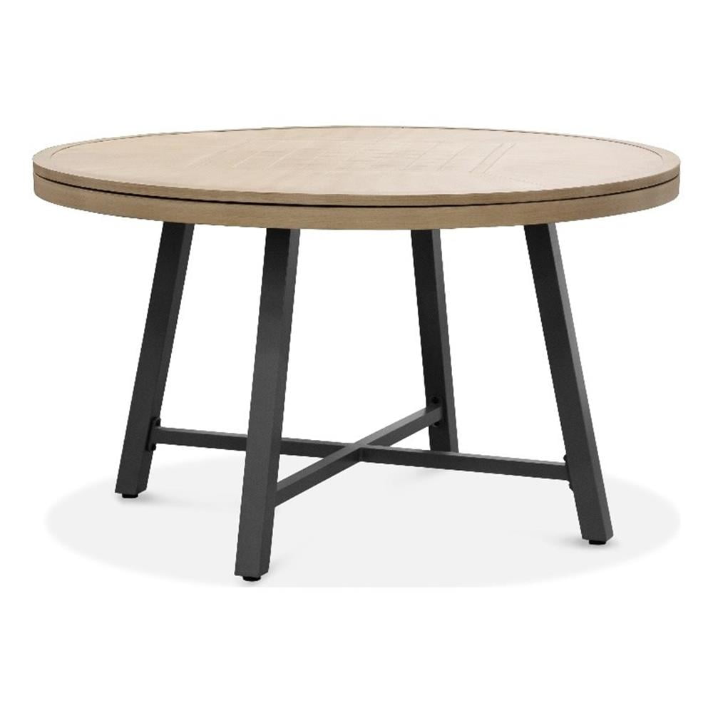 Greemotion Lyon Aluminum 3-in-1 Convertible Outdoor Patio Dining Table ...