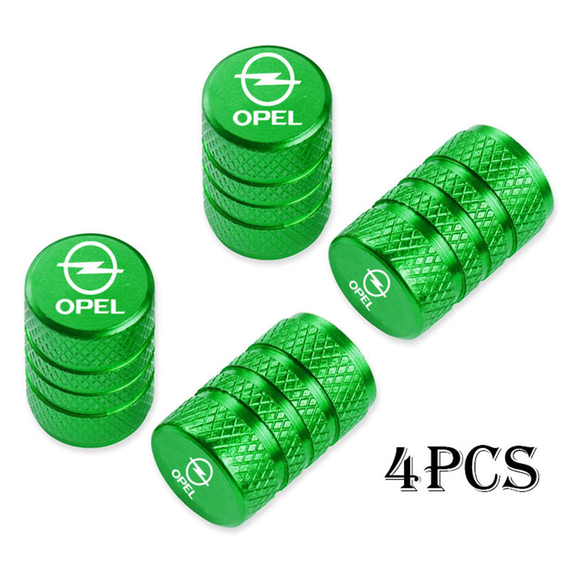 Green 1-Car Wheel Center Caps, Car Stem Covers, Dustproof, Waterproof ...