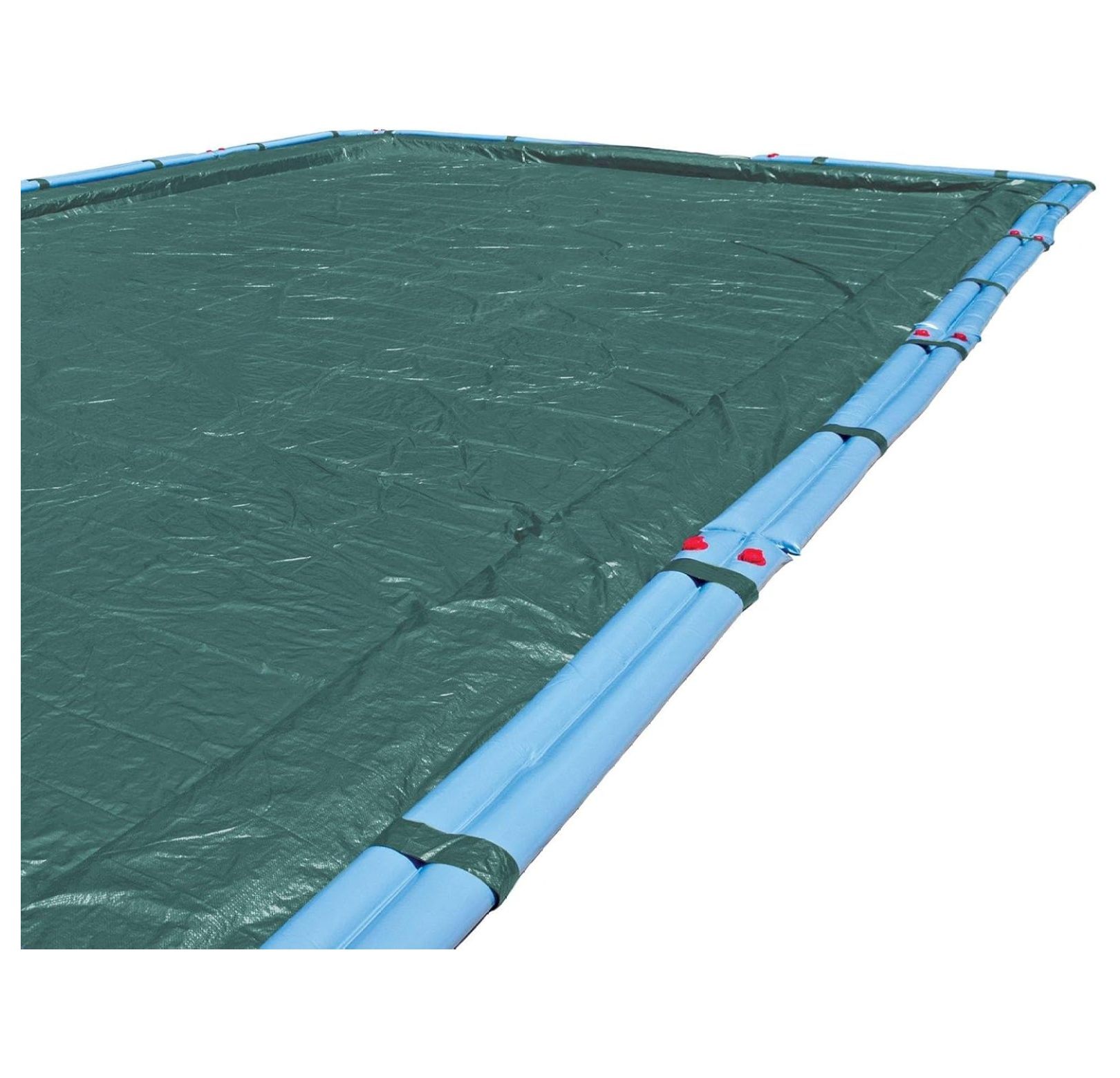 Green 16' x 32' Rectangle Inground Winter Cover - Polar Plus - 12 Year ...