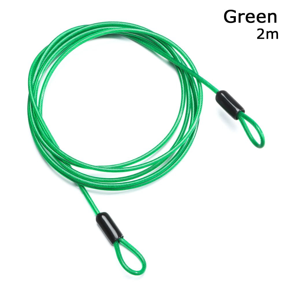 Green-2 meters-Steel and aluminum safety cable for road and swimming ...