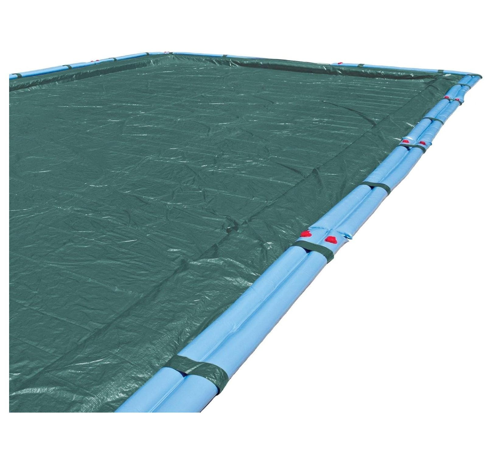 Green 25' x 45' Rectangle Inground Winter Cover - Polar Plus - 12 Year ...