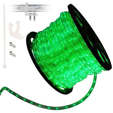 AmerTac Clear Indoor/Outdoor LED Rope Light Kit - Walmart.com