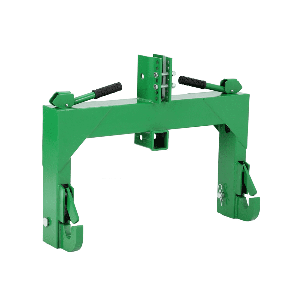 Green 3 Point Hitch 2" Receiver, 3000 LBS 3-Pt Attachments Quick Hitch ...