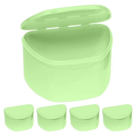 Green 30 Bulk Pack Denture Cases, Dental Box For Artificial Teeth ...
