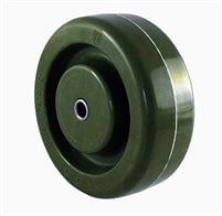 4" x 1 1/2" Heatmaster High Temp Green Epoxy Wheel - 1/2" Bore QuadX ...