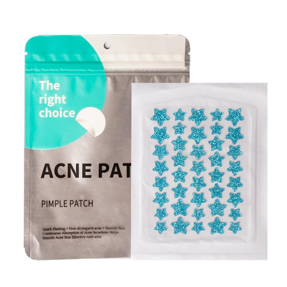 Green 40 Pieces Of Glitter Acne Patch To Absorb Pus Whole Piece Color ...