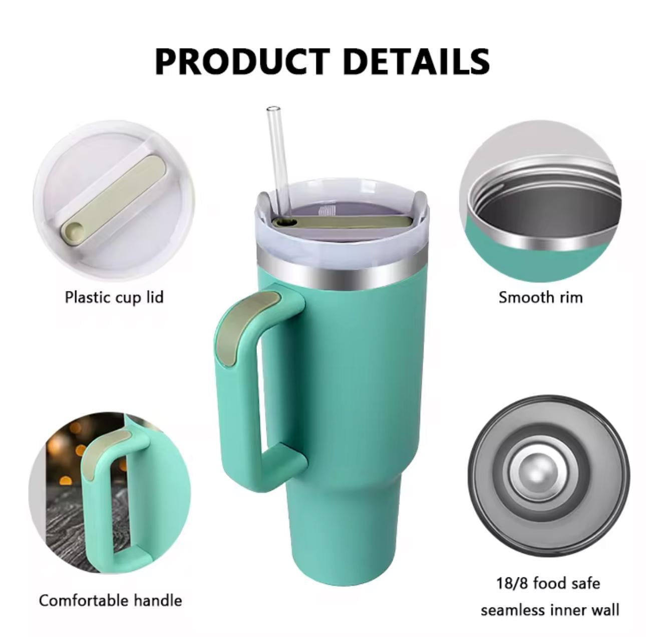 Green 40 oz Tumbler Stainless Steel - Walmart.com