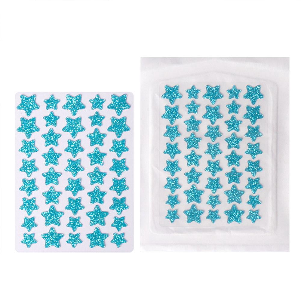 Green 40 pieces (A)$ Glitter hydrocolloid acne patch absorbs pus whole ...