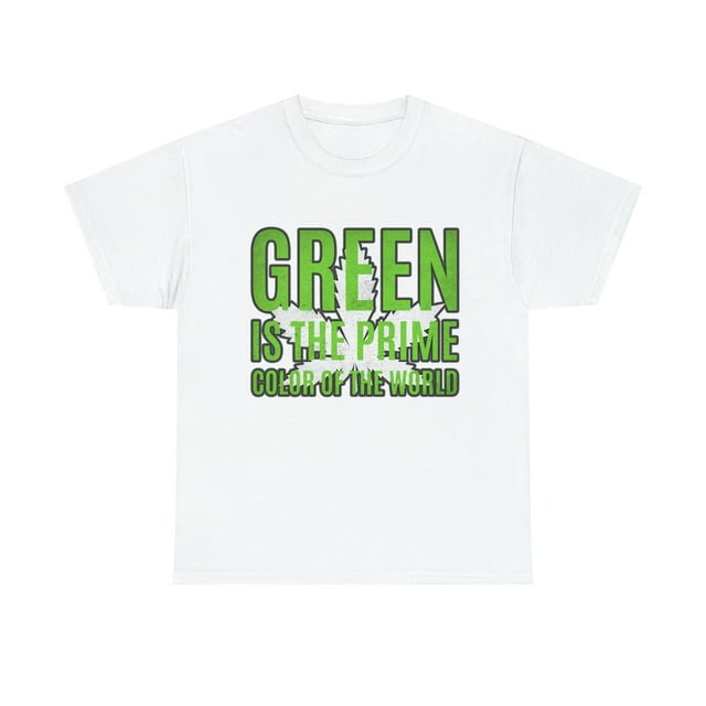 Green 420 weed friendly Mens cotton Shirt- Gildan - Walmart.com