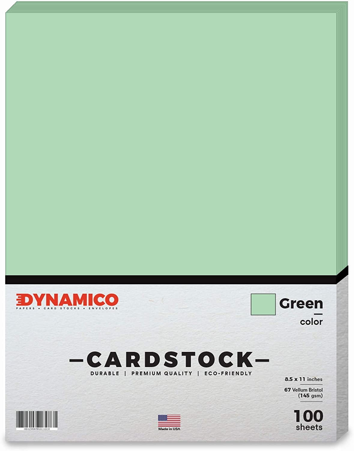 Green 8.5 x 11" Pastel Color Cardstock Paper - for Cards and Stationery ...