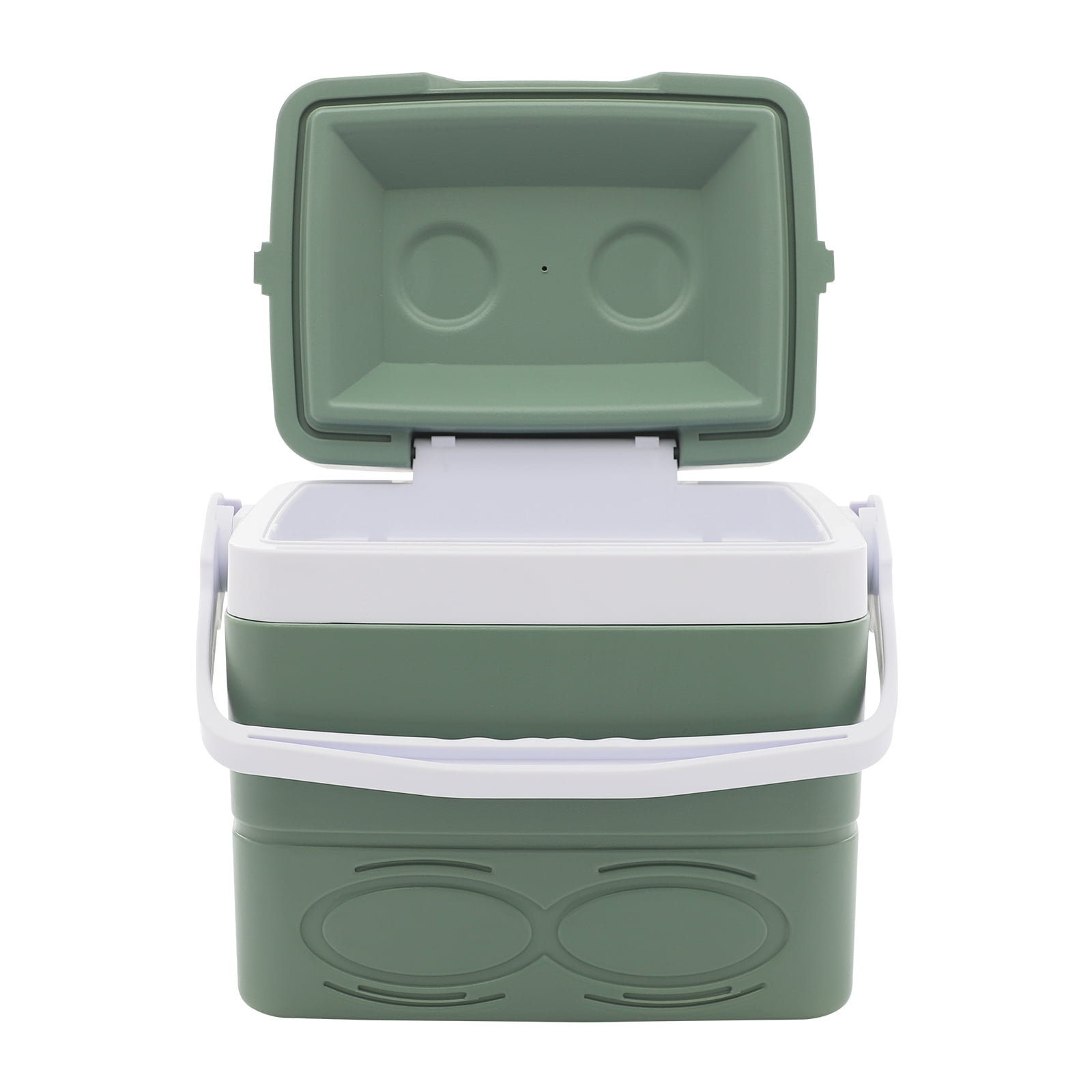 Green 8.5L/2.25Gal Camping Cooler, Insulated Portable Coole with Handle ...