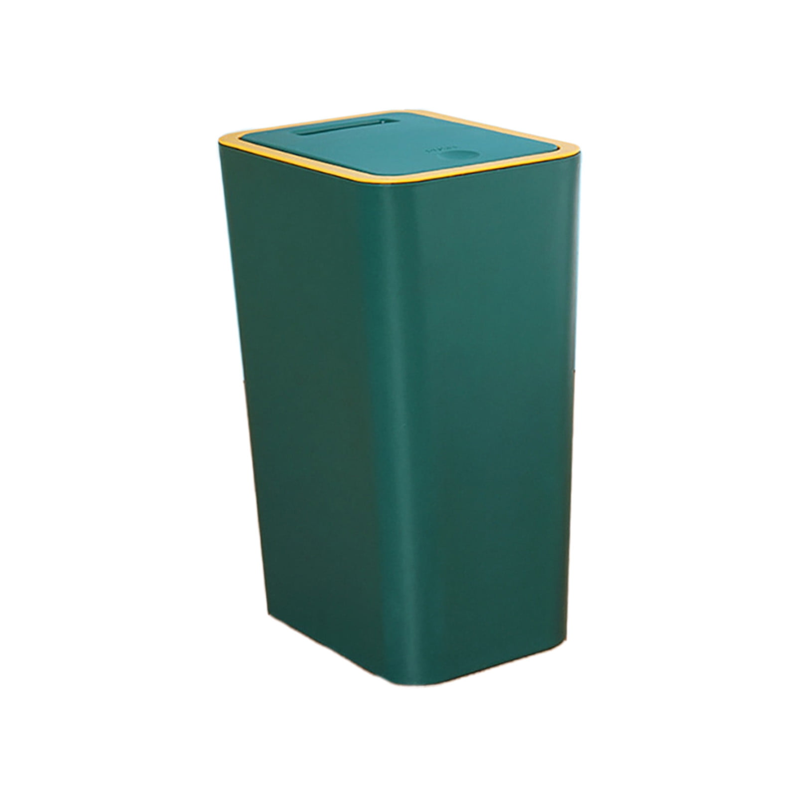 Green 85L Step Lid Trash Can With Inner Seal Kitchen Bathroom Waste Bin ...